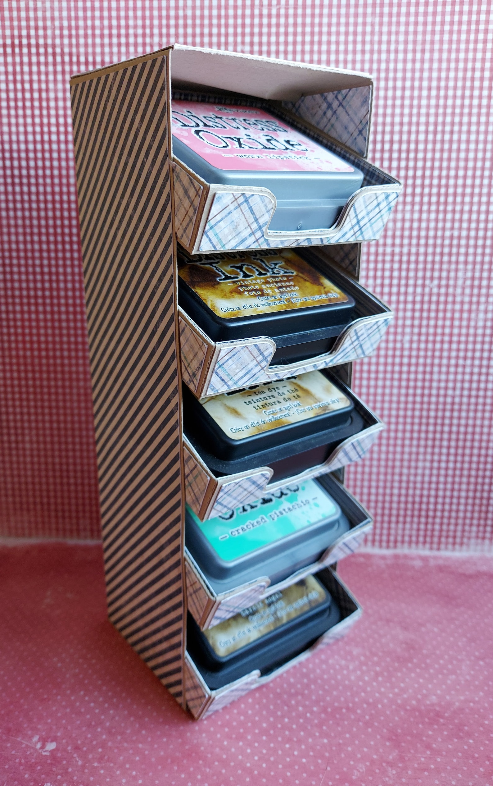 Distress oxide Ink Pad Storage System Digital Cut File | Etsy