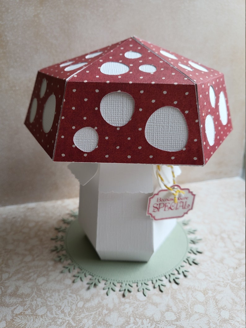3D Mushroom Gift Box ( Digital Cut File !! ) - Etsy