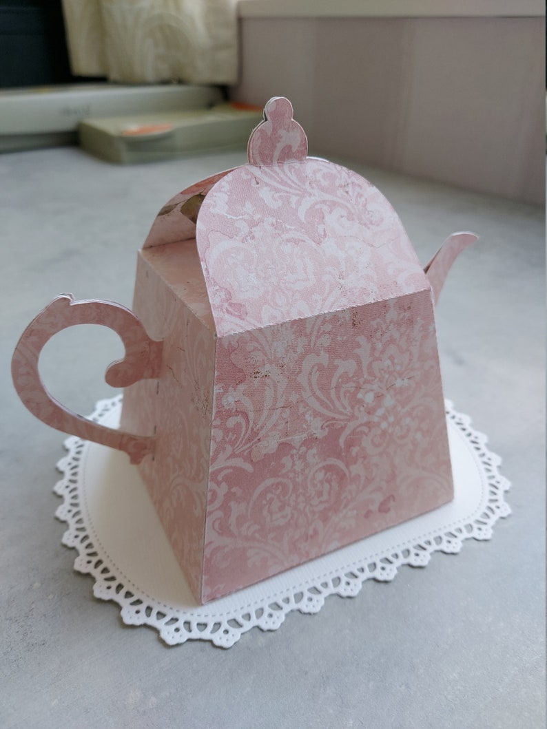 Teapot Gift Box ( Digital Cut File !! ) - Etsy