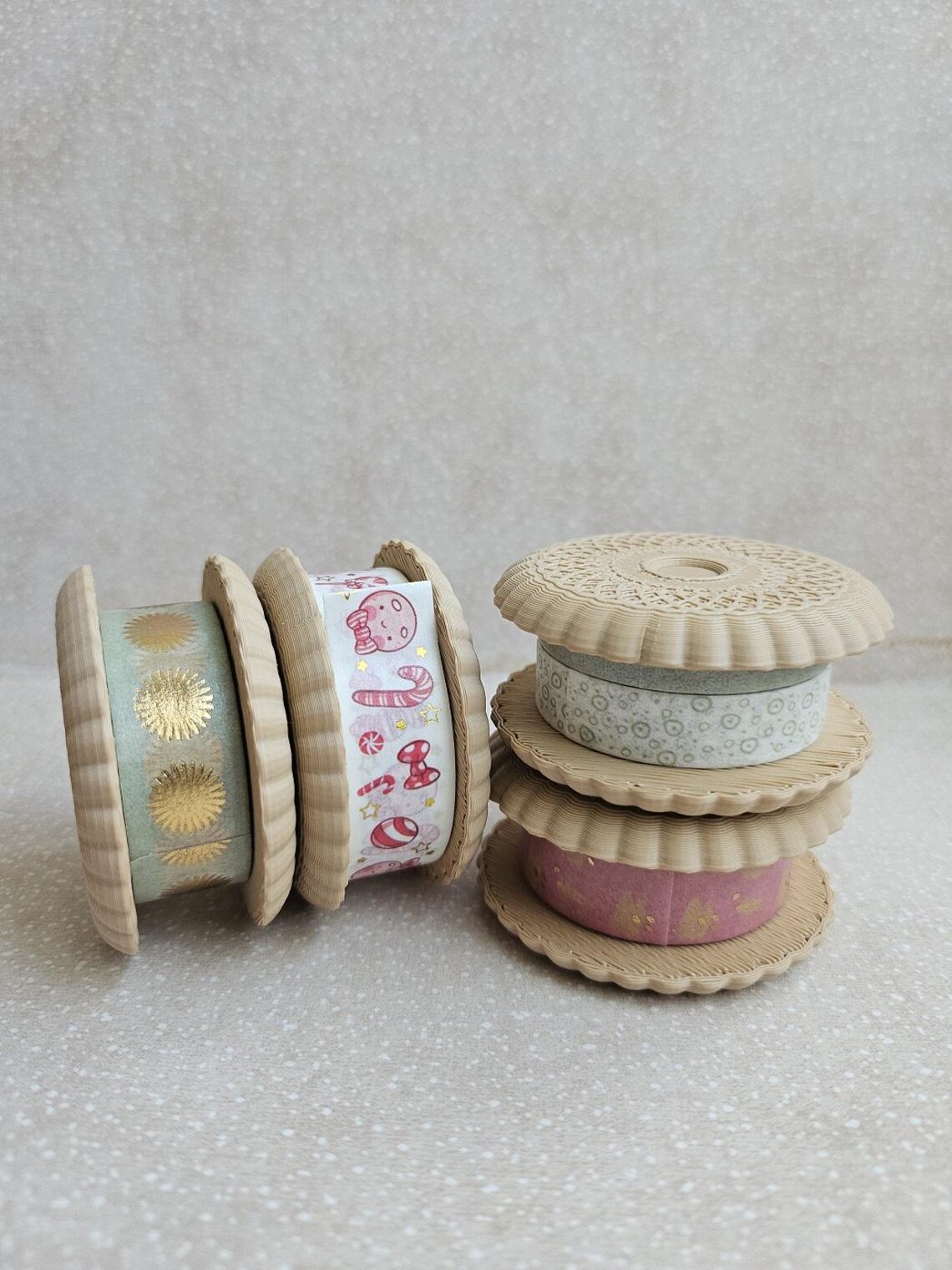 Washi Tape Cookie Spools ( 3D Print File !! ) READ DESCRIPTIONBOX !! - Etsy