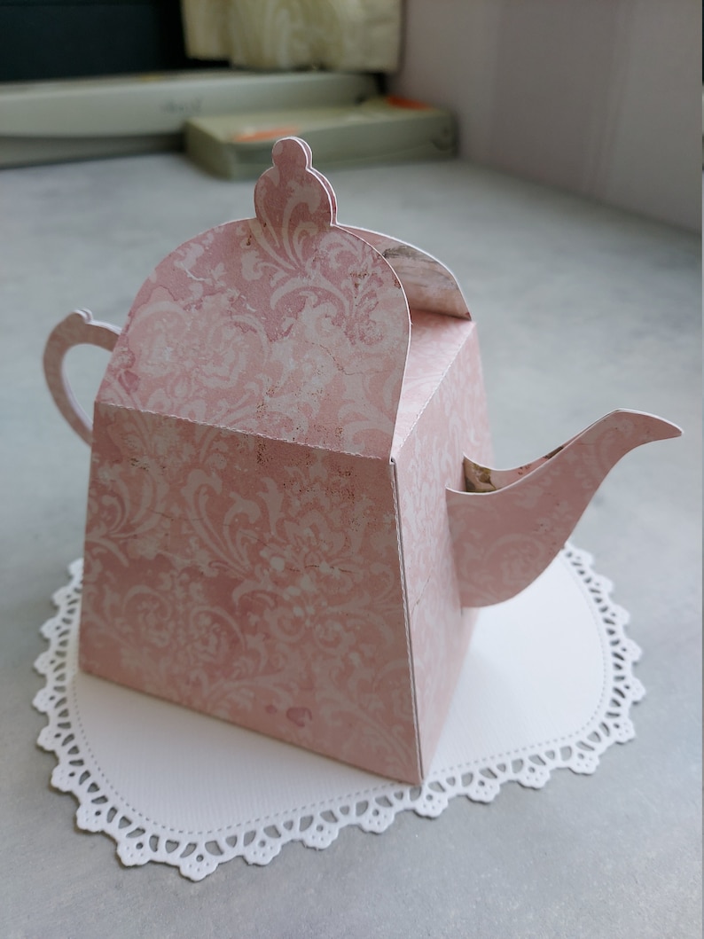Teapot Gift Box ( Digital Cut File !! ) - Etsy