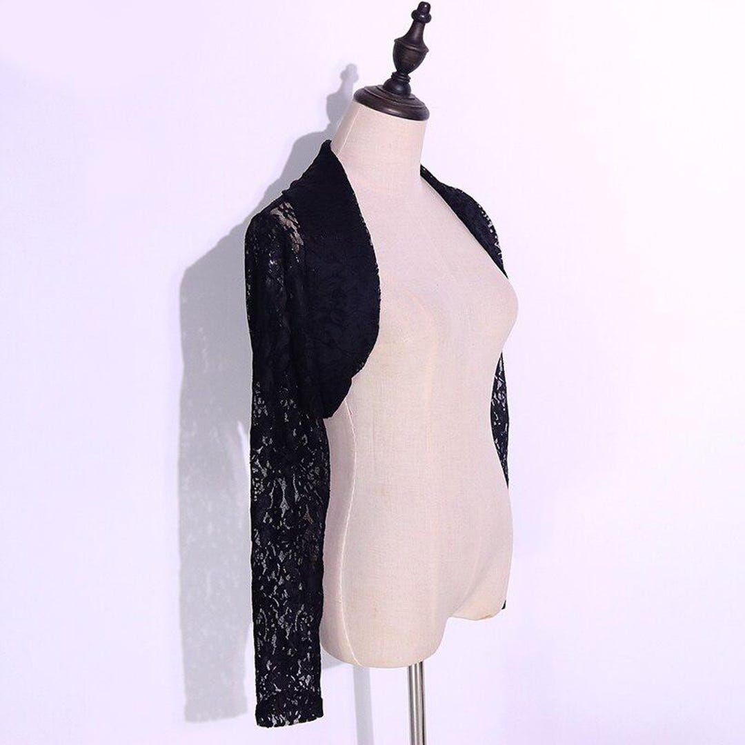 Flamenco Dance Performance Bolero Jacket Black Lace Handmade Tango ...