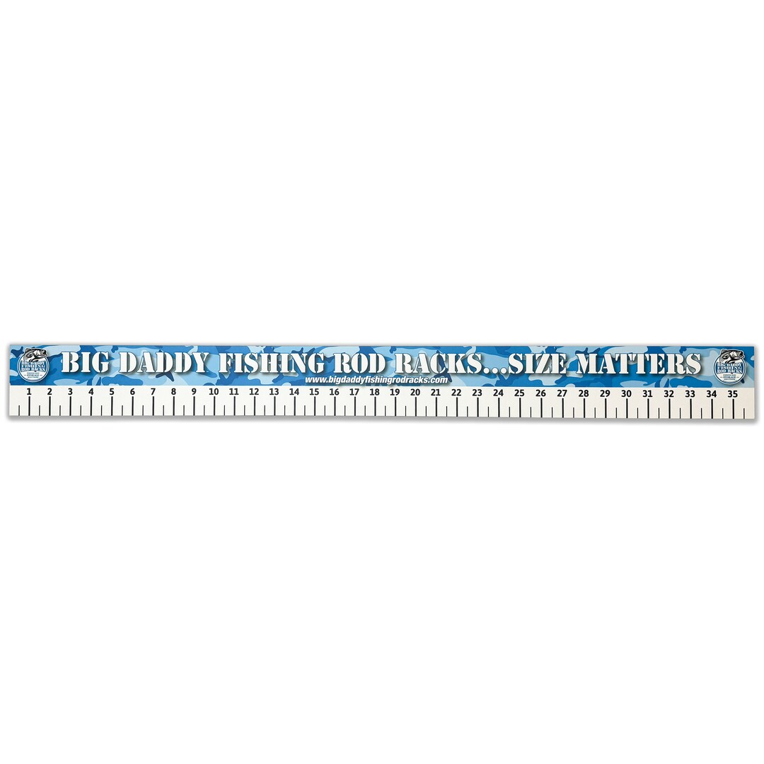 36 PVC Adhesive Fish Measuring Ruler for Boat Durable Decal for Anglers ...