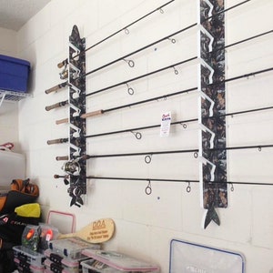 Big Daddy Fishing Rod Rack 7 Rod Holder, Wall/ceiling Mount, Non ...