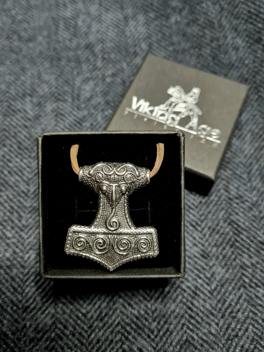 Silver Viking Amulet Thor Hammer Mjolnir From Skane - Sweden - Etsy