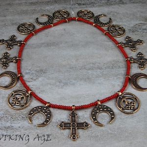 Bronze Lunula Pendant From Poland , Slavic Moon Amulet - Etsy