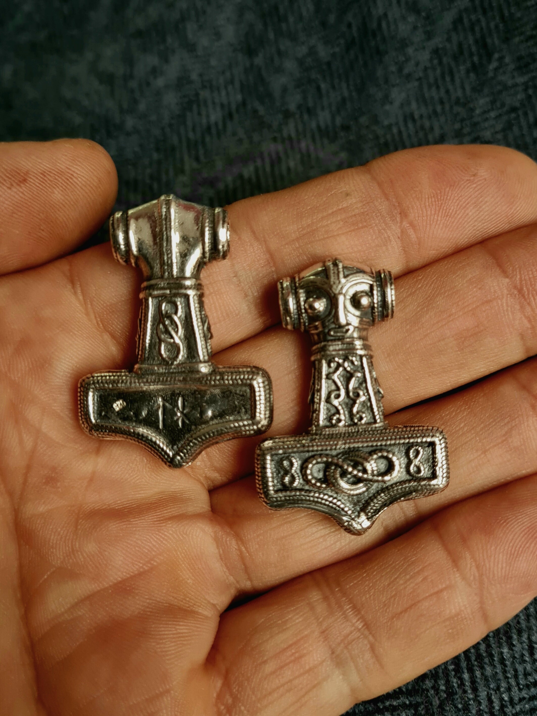 Silver Thor Hammer From Sweden - Etsy