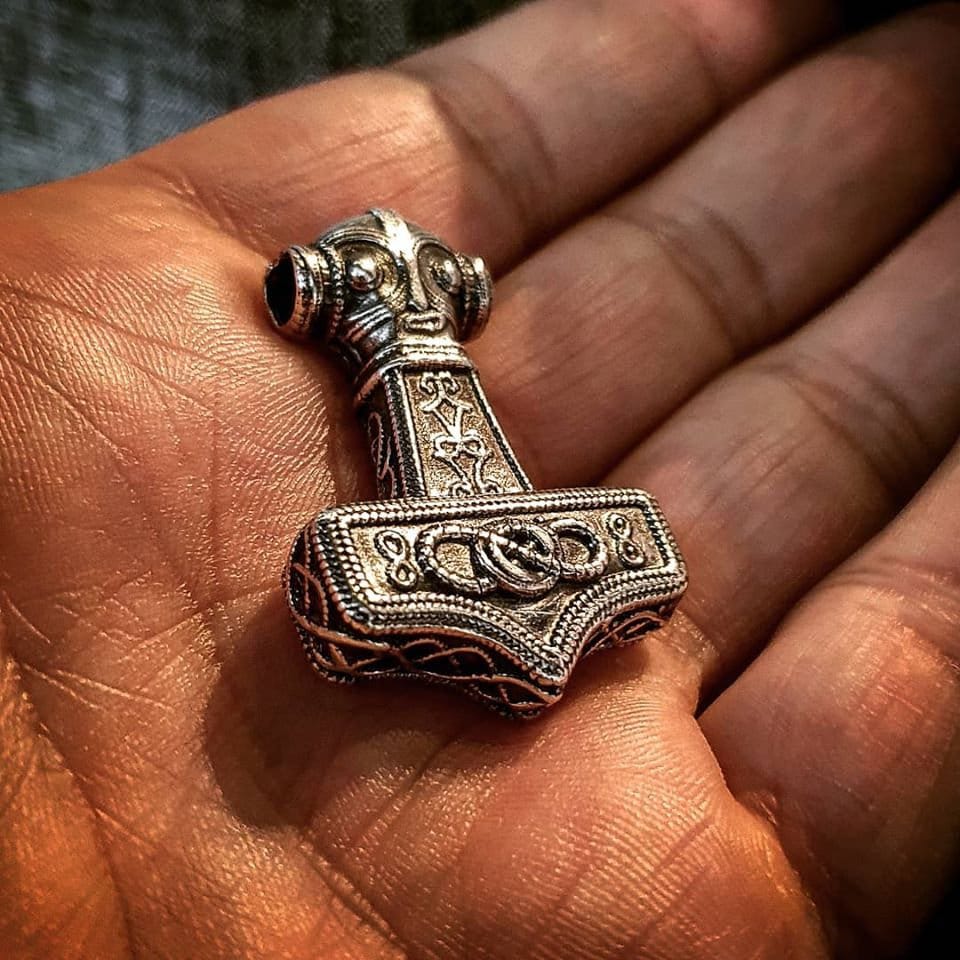 Silver Thor Hammer From Sweden - Etsy