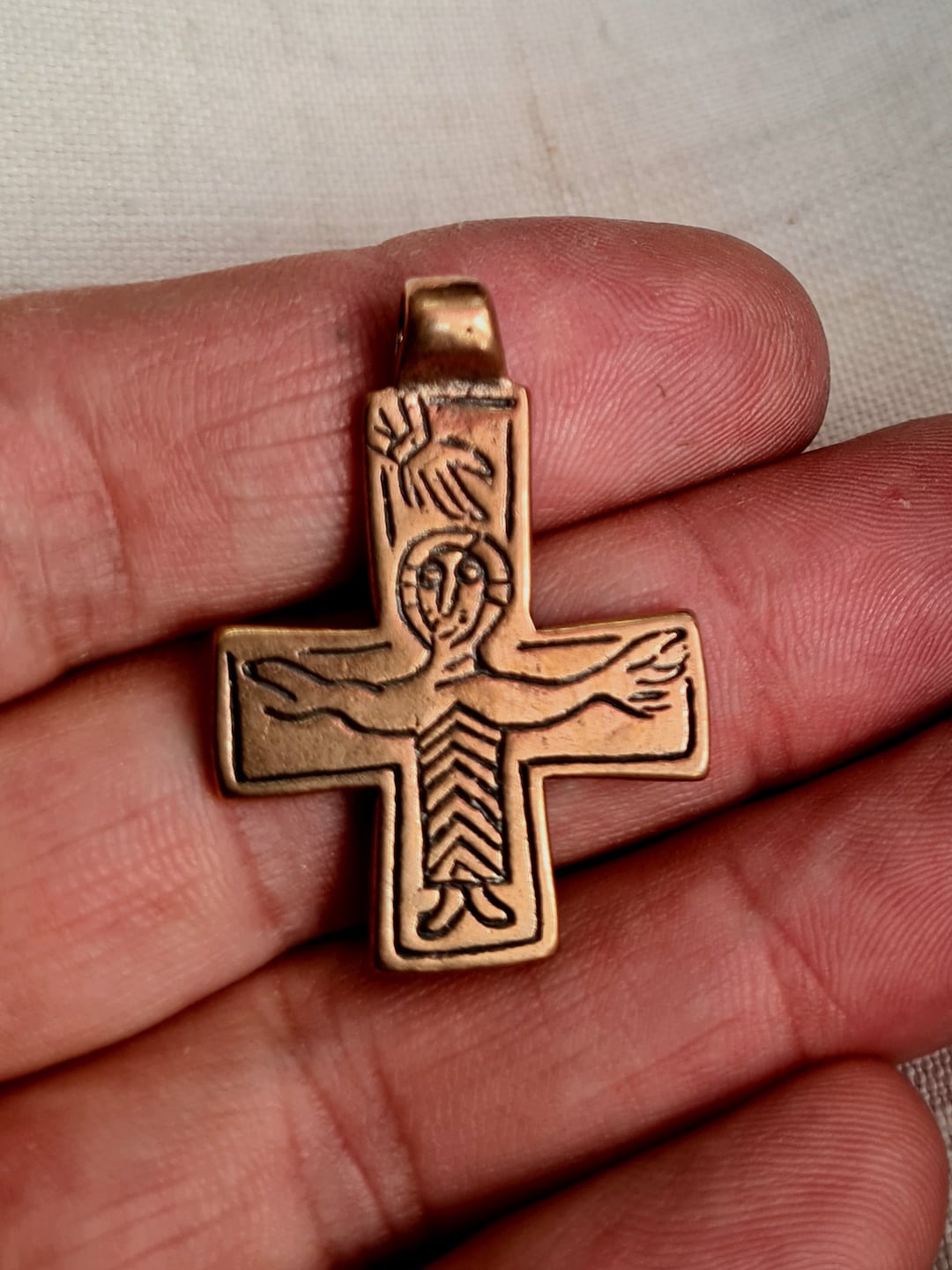 Bronze Cross From Great Moravia - Etsy