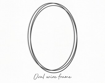 Oval frame svg | Etsy