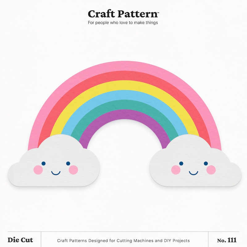 Rainbow Cloud Svg - Etsy