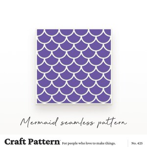 Mermaid Seamless Pattern SVG, Mermaid Pattern SVG, Background SVG ...