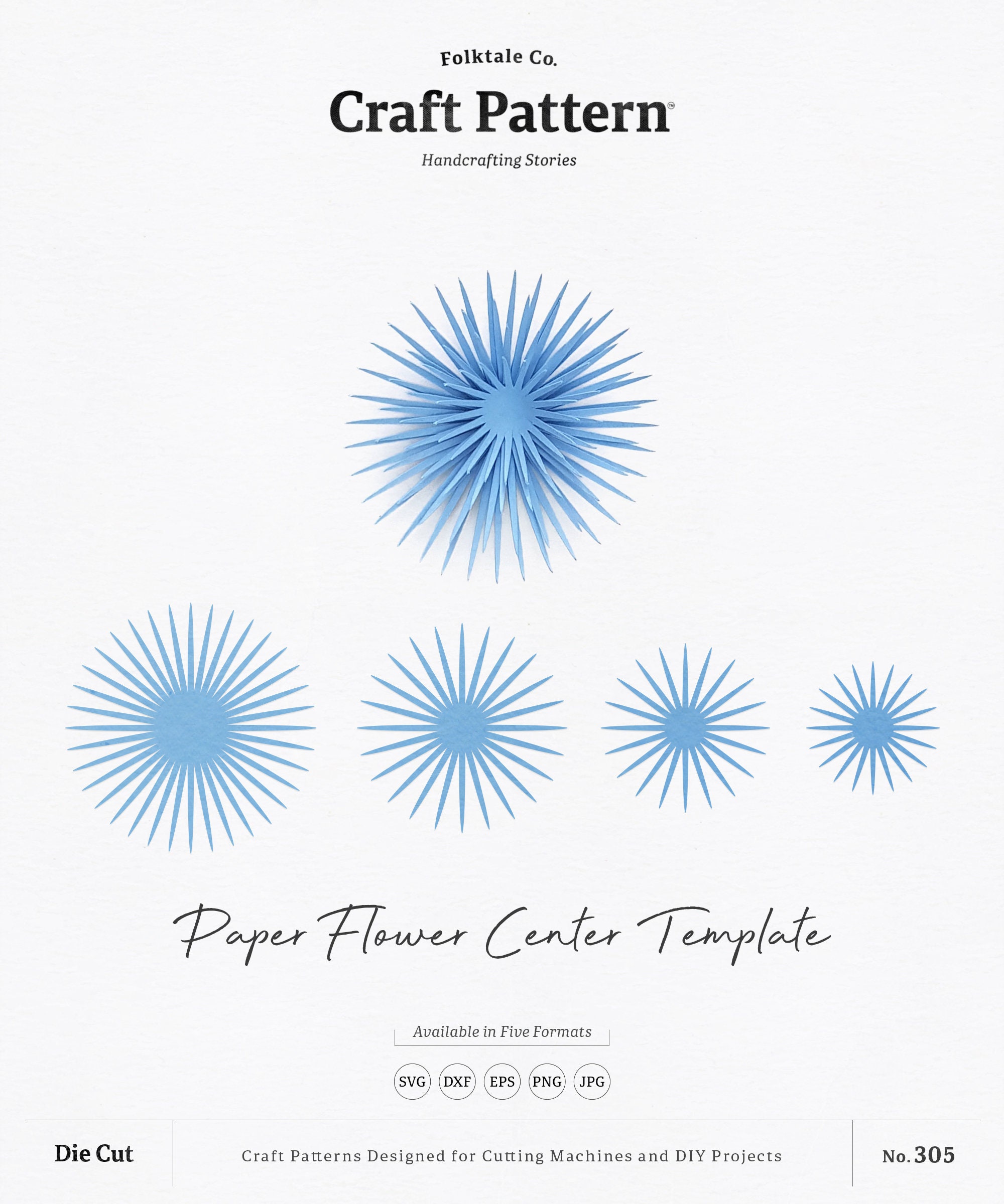 Five Circle Flower Dots