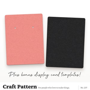 Oval Hoop Earrings SVG, Earring SVG, Earring Template, Glowforge SVG ...