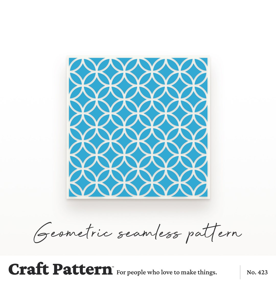 Geometric Seamless Pattern SVG, Circle Pattern SVG, Background SVG ...