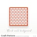 Brick Background SVG, Brick Pattern SVG, Stencil SVG, Pattern Png ...