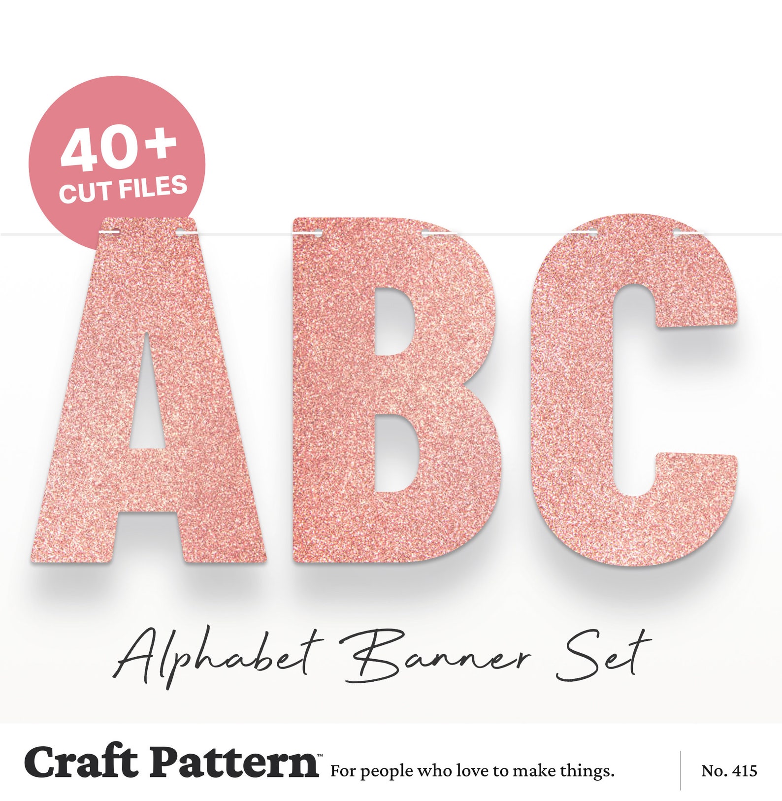 Alphabet Banners SVG Bunting SVG DIY Custom Banners Party - Etsy
