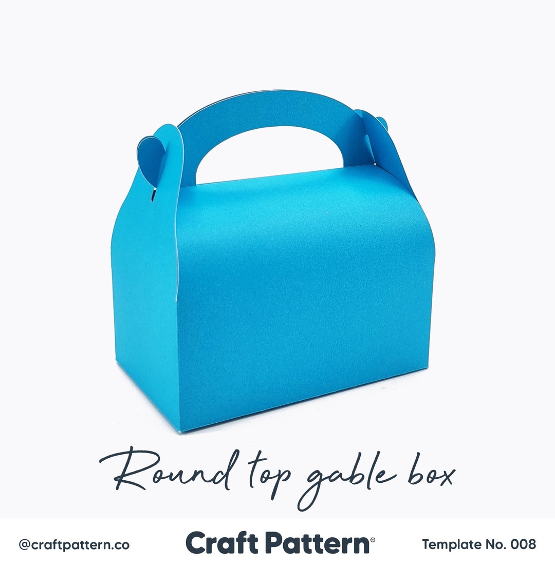 Gable Box Svg Box Template Svg Gift Box Svg Party Favor Box Wedding