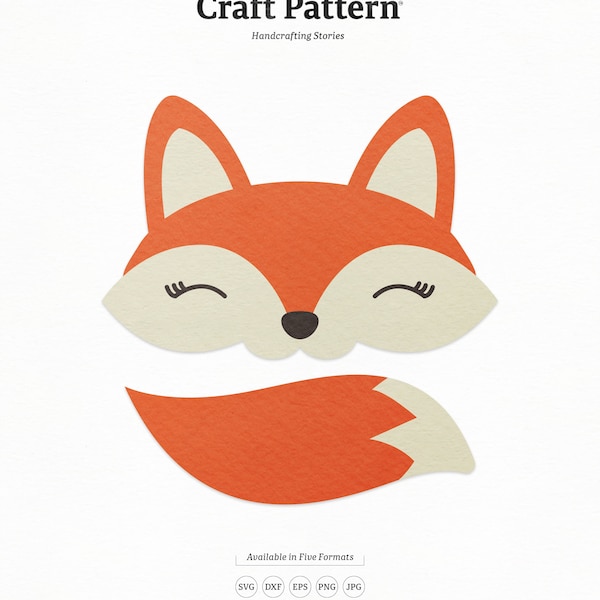 Fox Face Svg - Etsy
