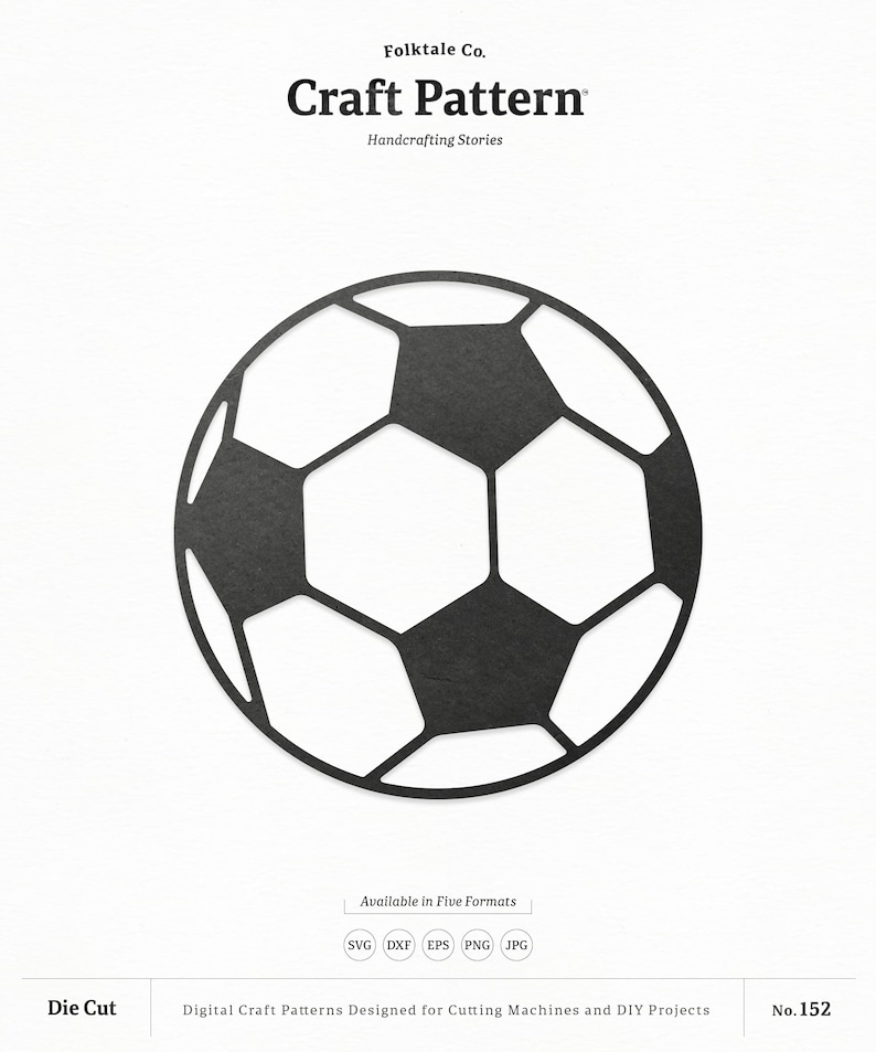 Soccer Ball SVG Craft Pattern, Soccer SVG, Sport SVG, Soccer Cut File ...