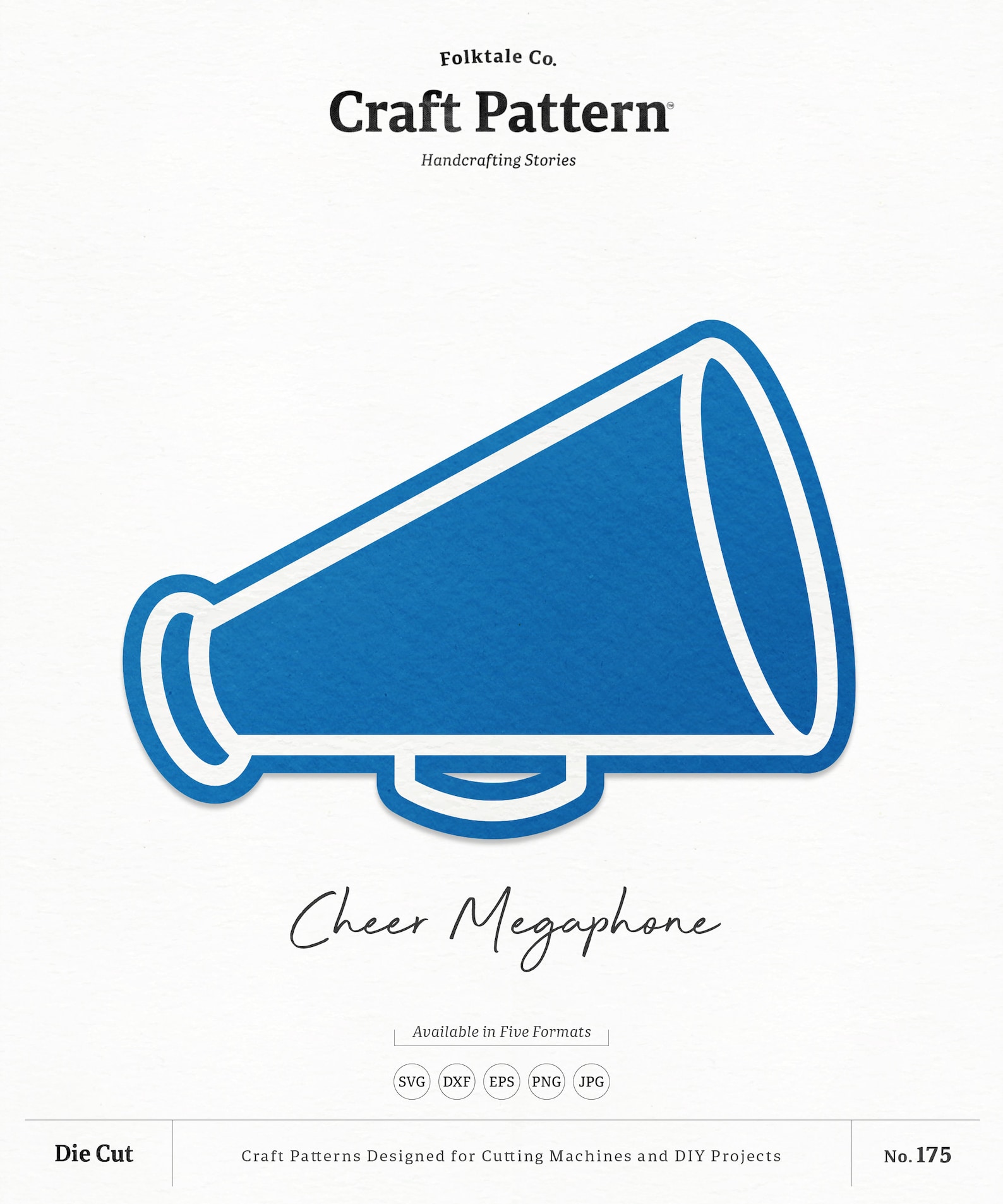 Cheer Megaphone SVG Craft Pattern, Megaphone SVG, Cheerleader SVG ...