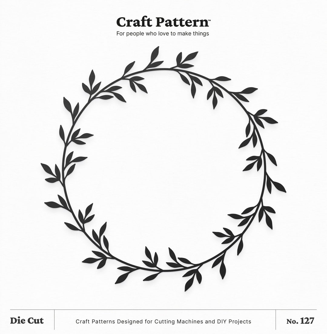 Classic Wreath SVG, Wreath Sublimation, Monogram Frame SVG, Wreath ...