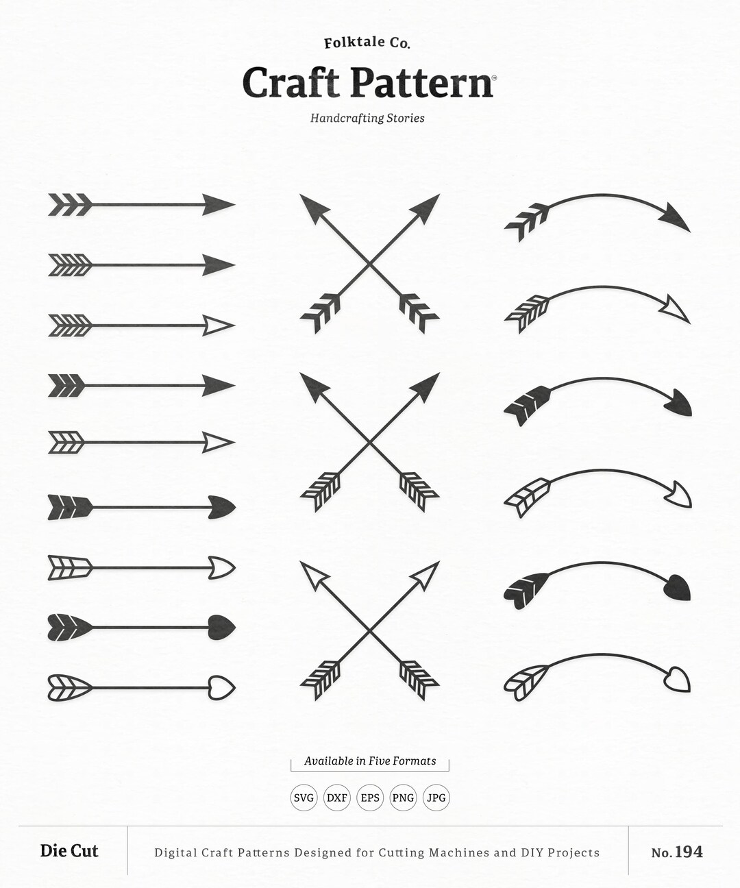 Arrows SVG Craft Pattern, Arrow Bundle SVG Cut File, Crossed Arrows SVG ...
