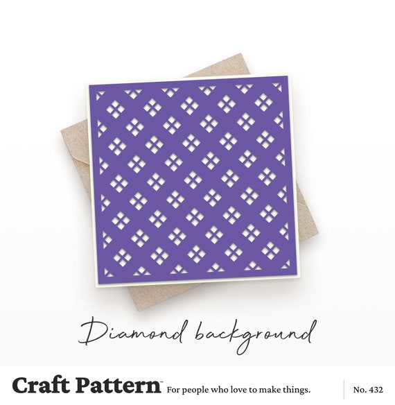 Diamond Background SVG Diamond Pattern SVG Stencil SVG - Etsy