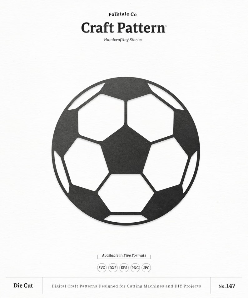 Soccer Ball SVG Craft Pattern, Soccer SVG, Sport SVG, Soccer Cut File ...