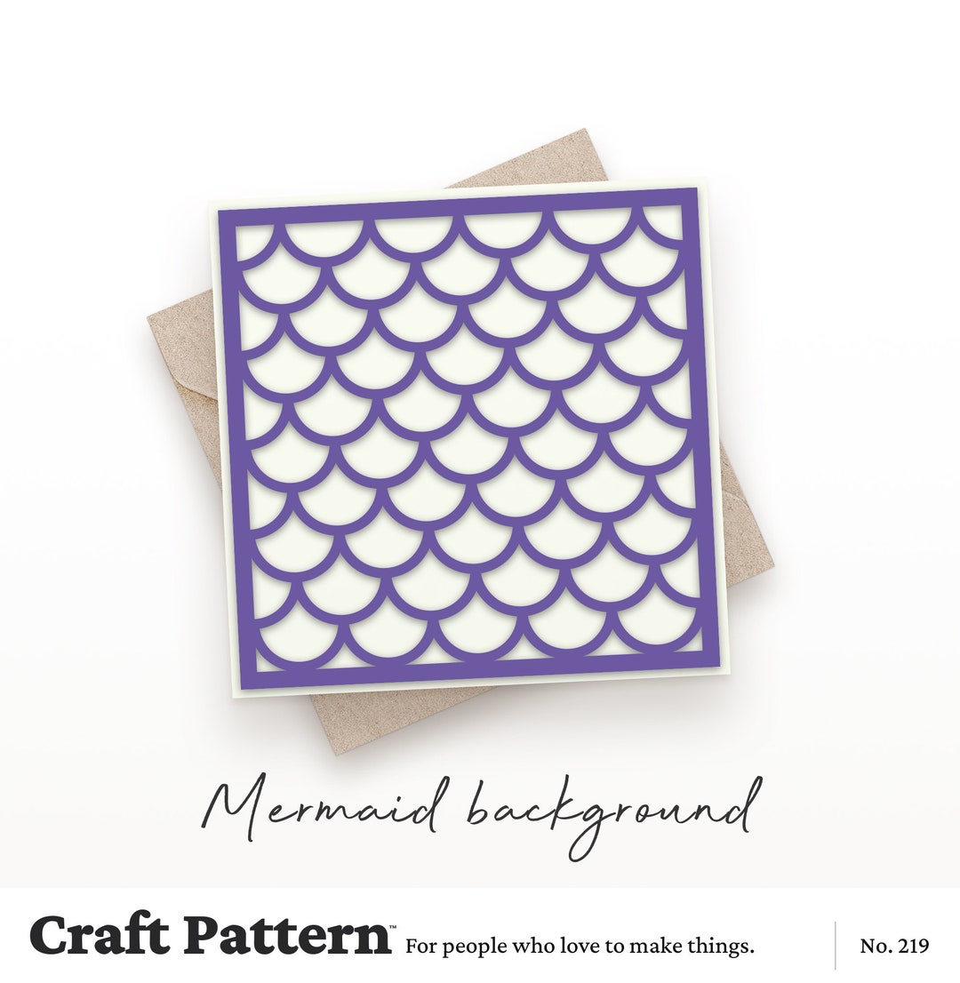 Mermaid Background SVG, Mermaid Pattern SVG, Stencil SVG, Scales Png ...