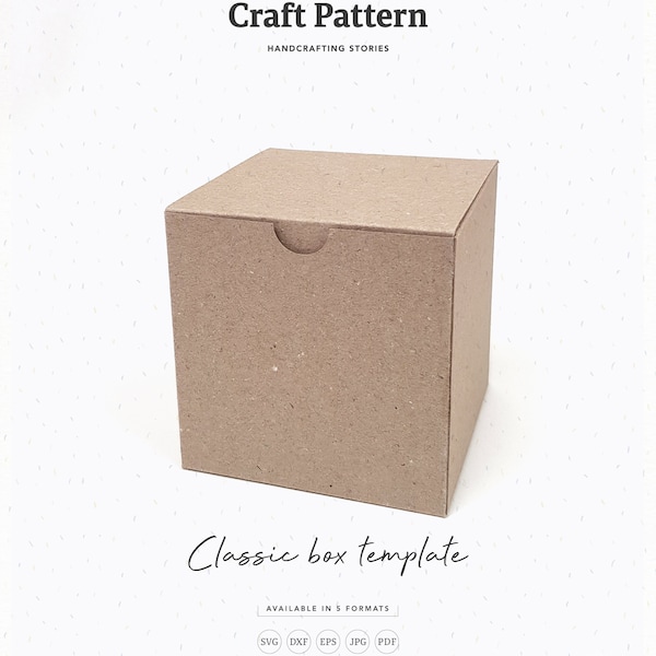 Cube Box Template - Etsy