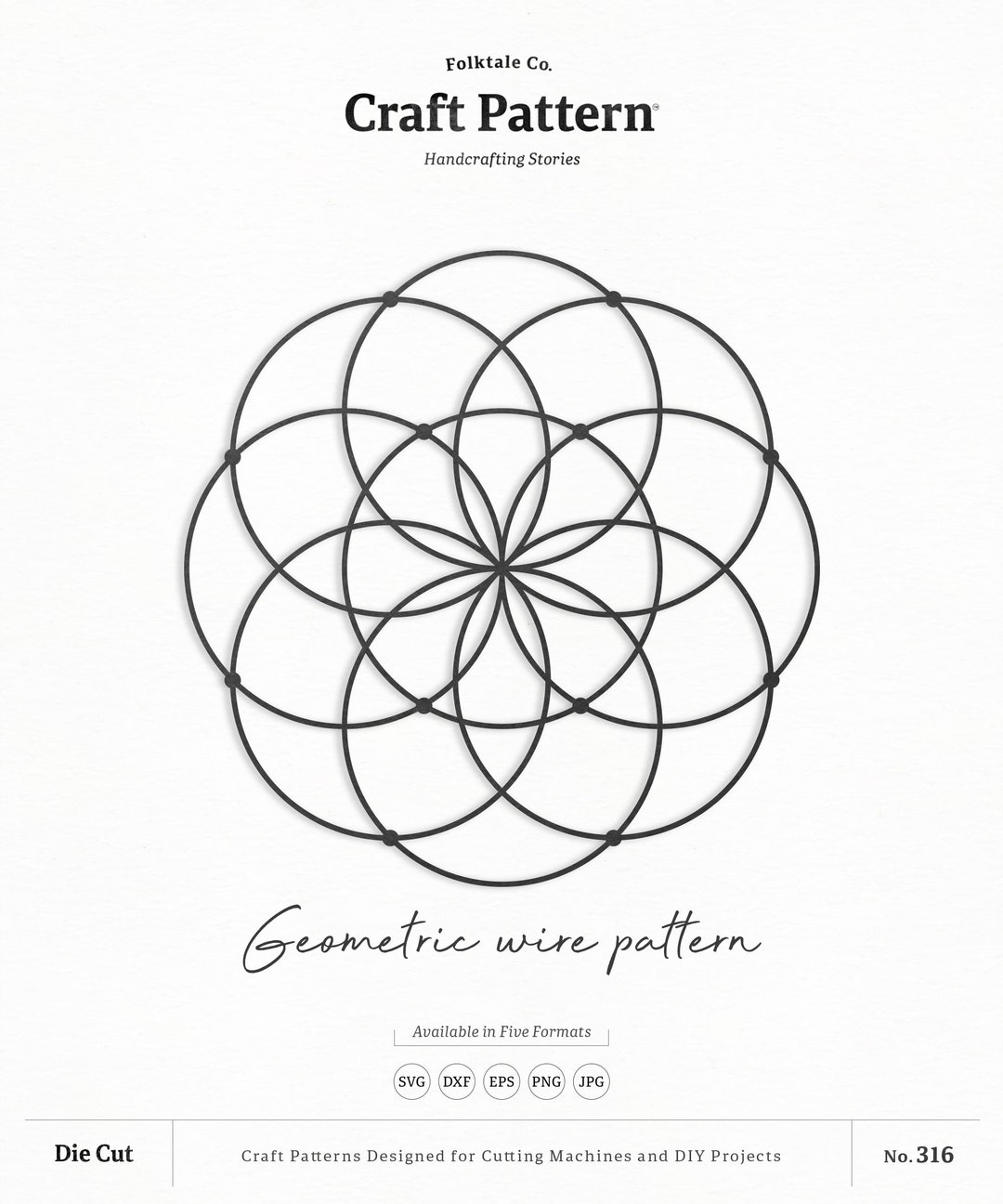 Geometric Wire Pattern SVG, Geometric Pattern SVG, Circle Pattern SVG ...