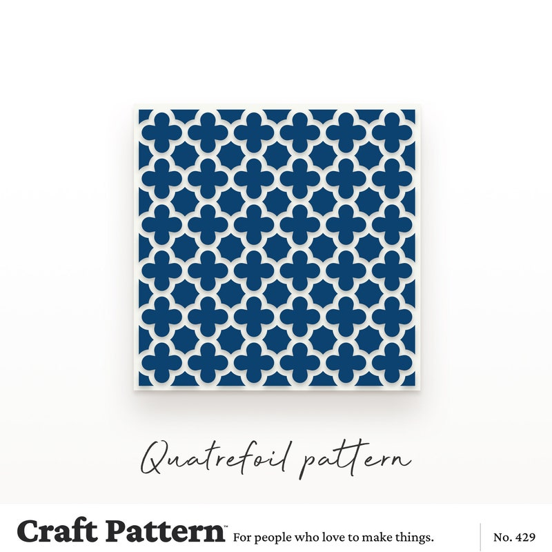 Quatrefoil Pattern - Etsy