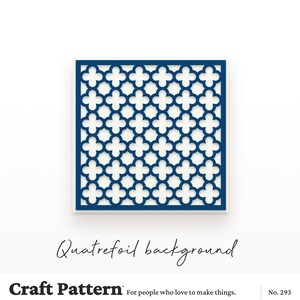 Quatrefoil Background SVG, Quatrefoil Pattern SVG, Stencil SVG, Pattern ...
