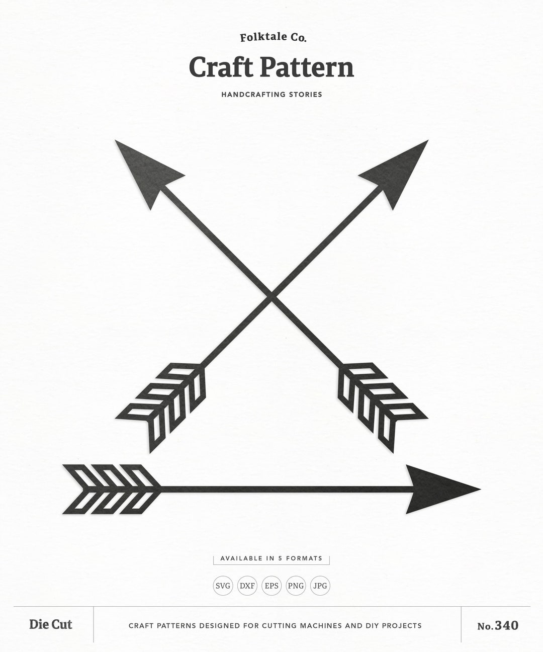 Arrow SVG Craft Pattern, Crossed Arrows SVG Files, Tribal Arrow SVG ...