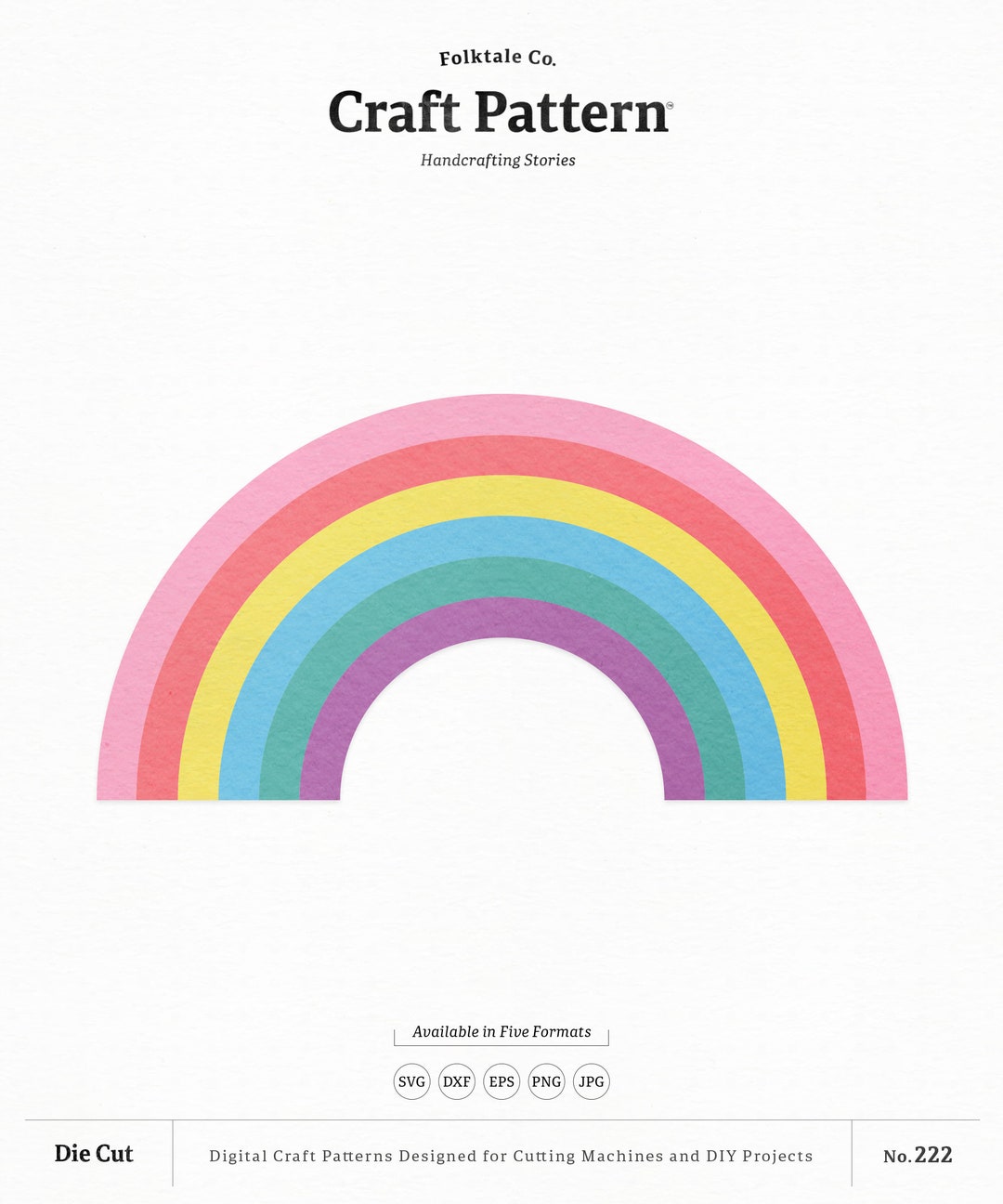 Rainbow SVG Craft Pattern, Rainbows SVG, Weather SVG, Rainbow Cut File ...