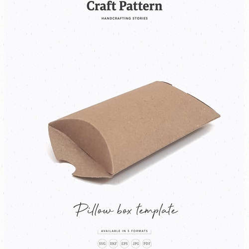 Pillow Box Template SVG Gift Box SVG Party Favor Box SVG | Etsy