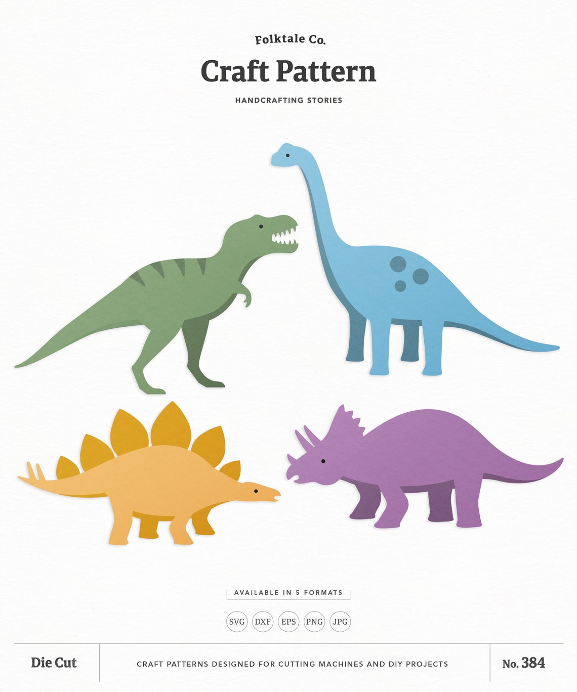 Dinosaur SVG Craft Pattern T-rex SVG Dinosaurs SVG Dinosaur | Etsy