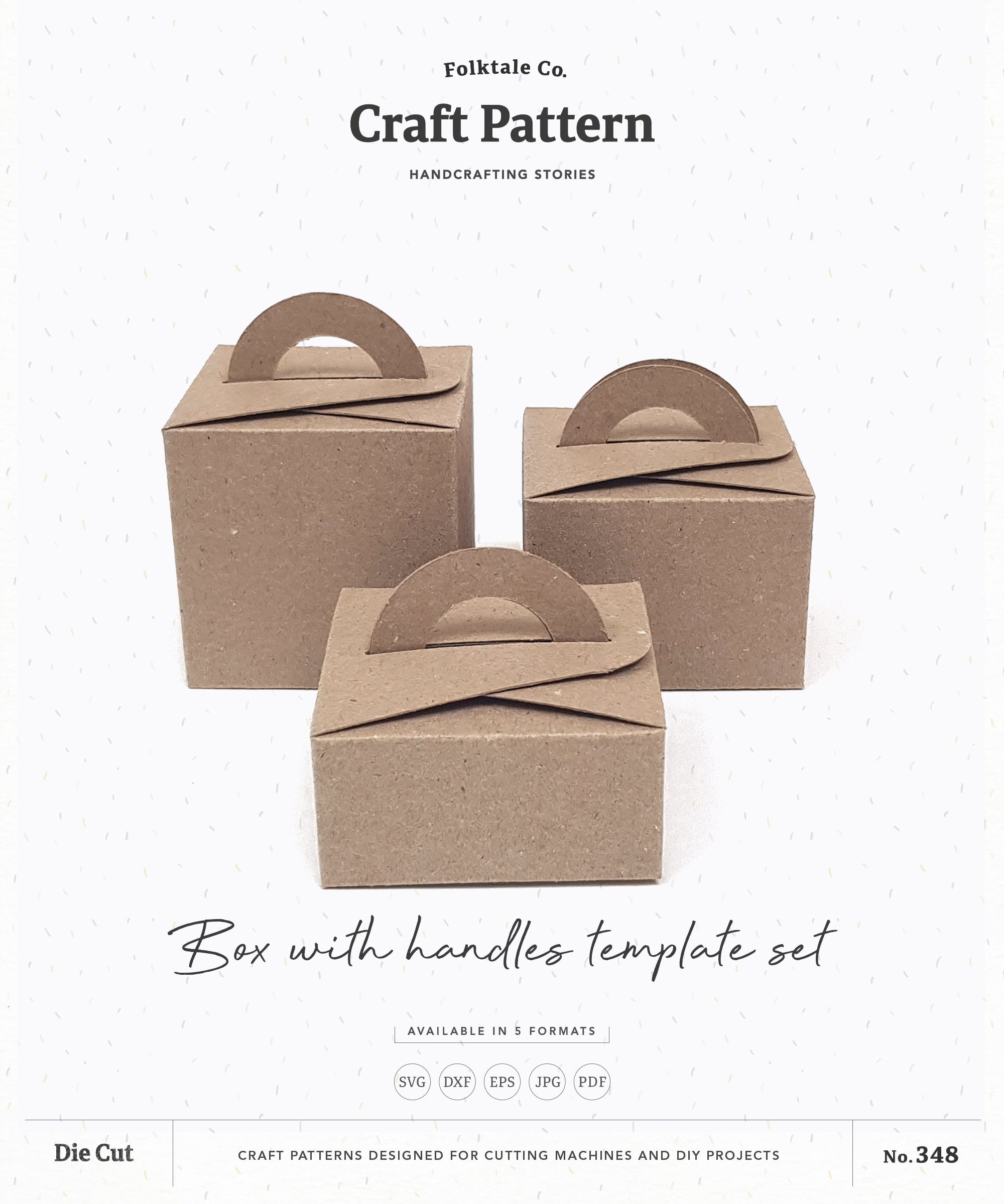 Box Template With Handle