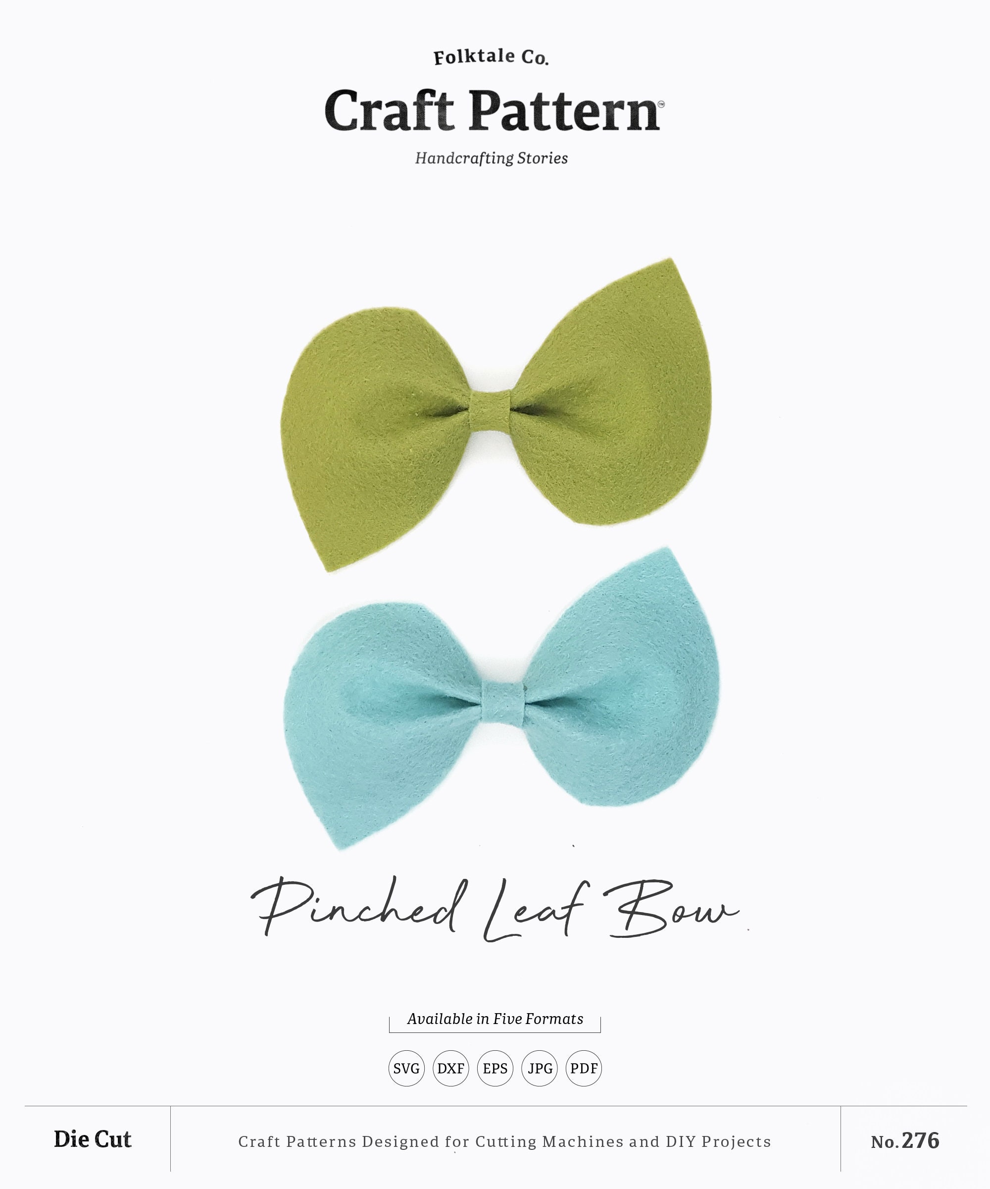 Pinched Leaf Bow Template SVG, Bow SVG, Bow Template, Pinched Bow SVG ...