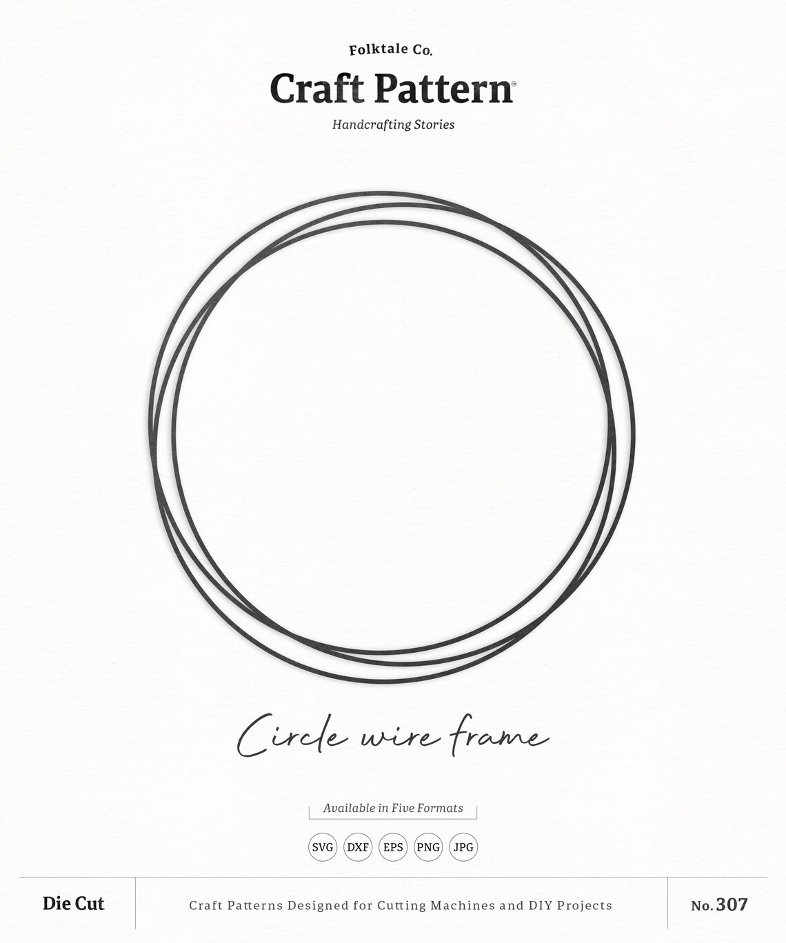 Circle Wire Frame SVG, Circle Monogram Frame SVG, Circle Frame SVG ...