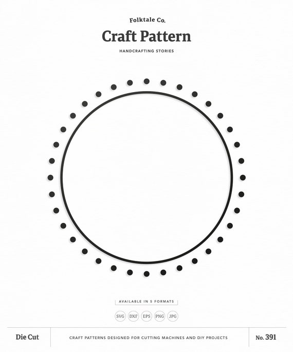 Clip Art And Image Files Scrapbooking Embellishments Svg Dotted Circle