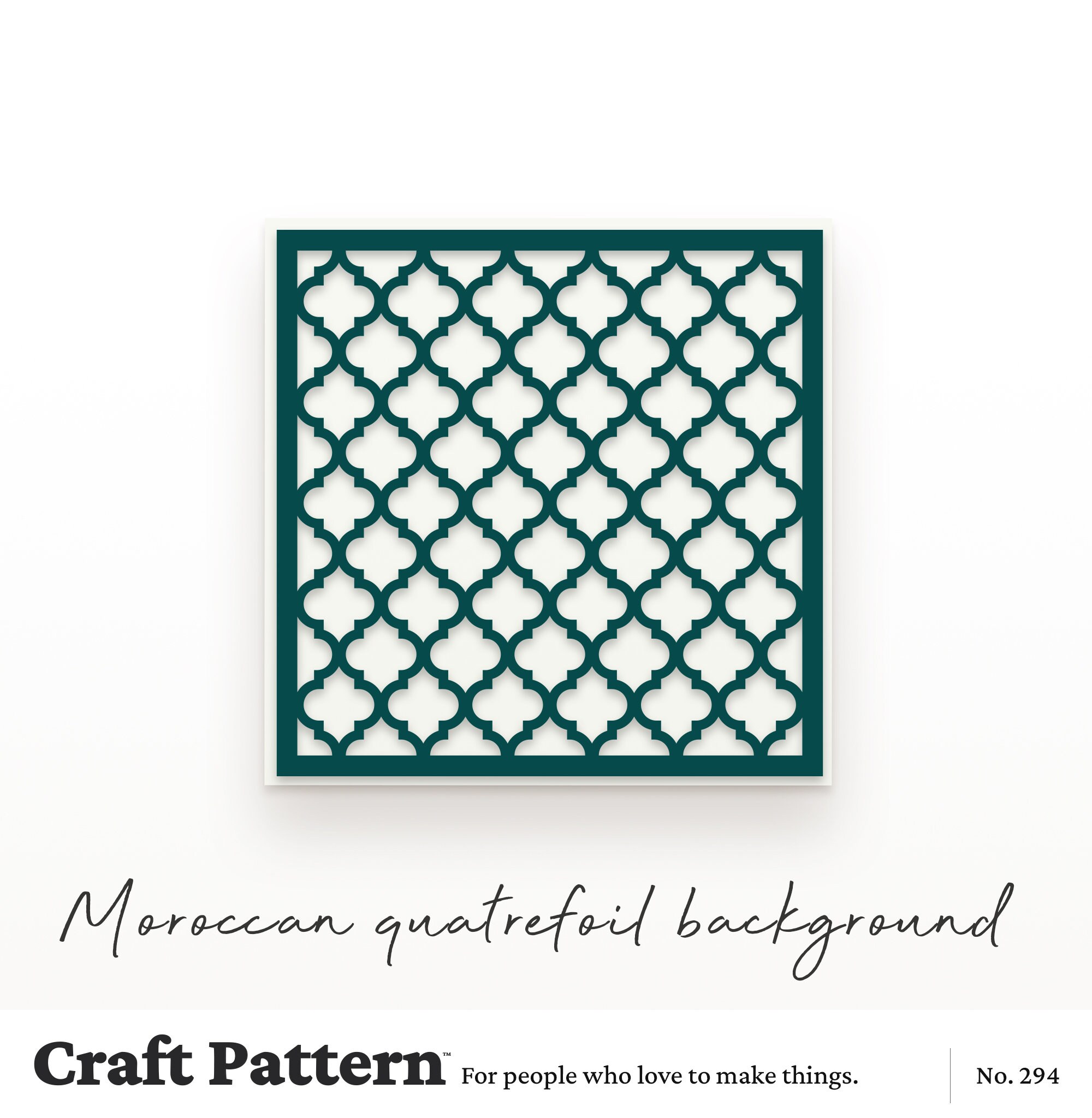 Moroccan Quatrefoil Background SVG, Quatrefoil Pattern SVG, Stencil SVG ...