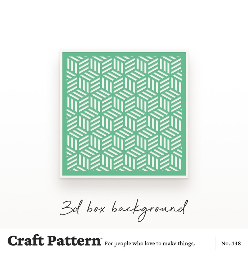 3D Box Background SVG, Box Pattern SVG, Stencil SVG, Box Png, Pattern ...