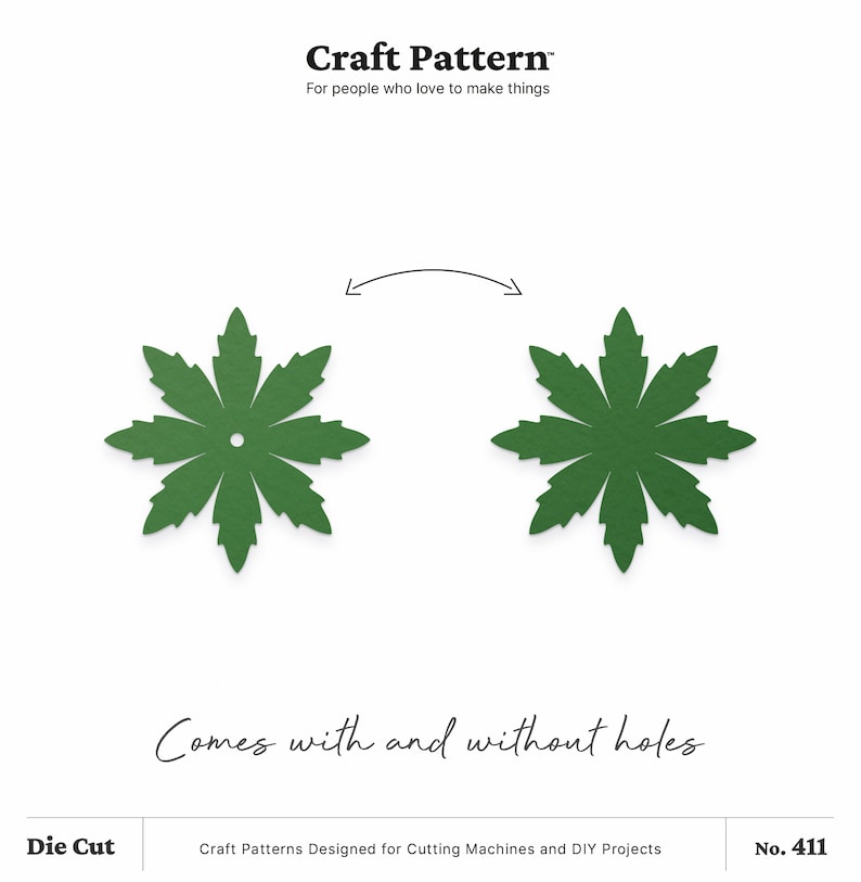 Paper Flower Sepals SVG, Paper Flower SVG, Paper Flower Template ...