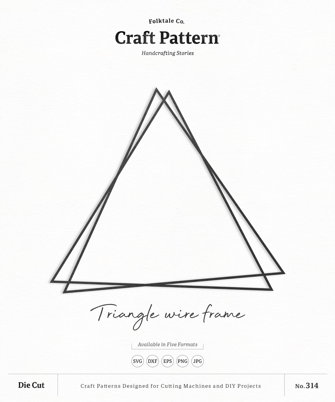 Triangle Wire Frame SVG Triangle Monogram Frame SVG Triangle | Etsy