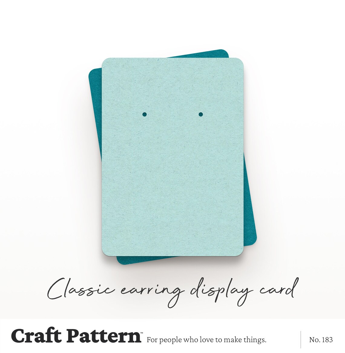 Classic Earring Display Cards SVG Earring Cards SVG - Etsy