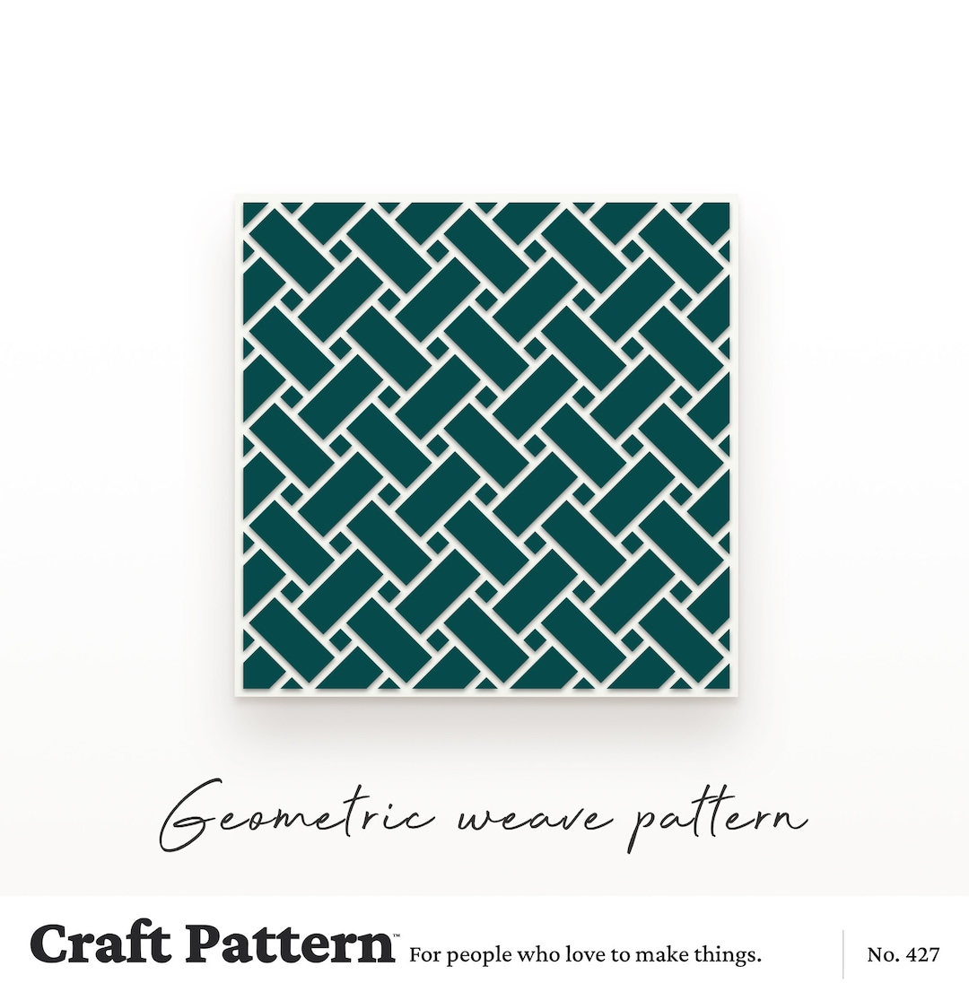 Geometric Weave Seamless Pattern SVG, Weave Pattern SVG, Background SVG ...