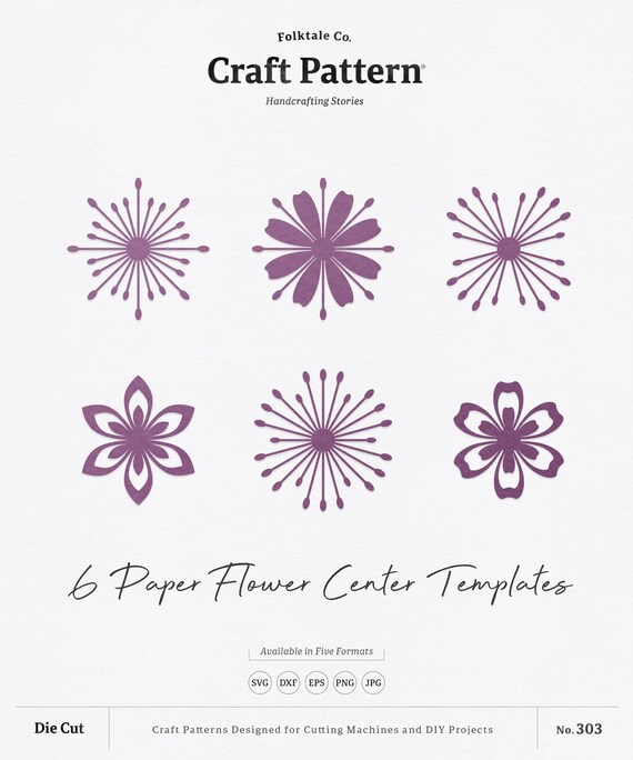Flower Center Template