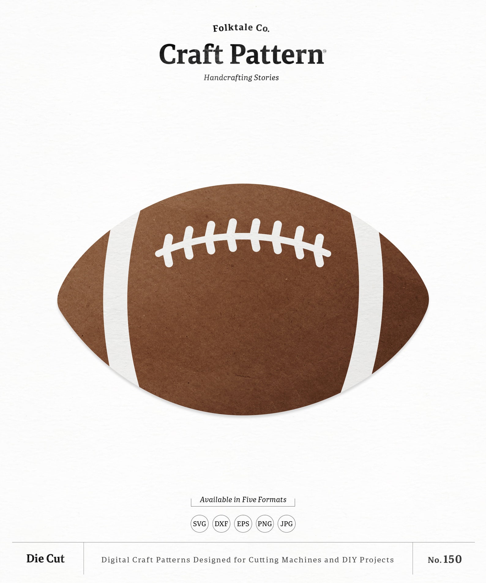 Football SVG Craft Pattern, Football SVG, Sports SVG, Football Clipart ...
